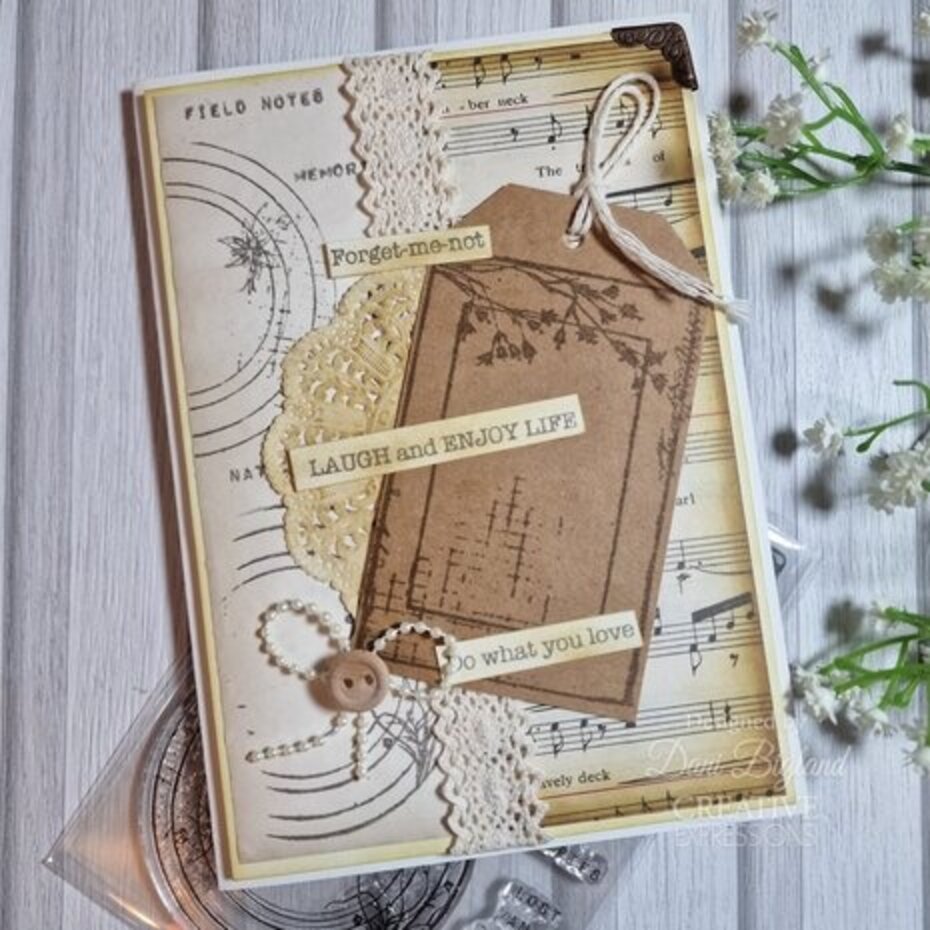 Creative Expressions Sam Poole Clear Stamp A6 Botanical Frames (CEC103 ...