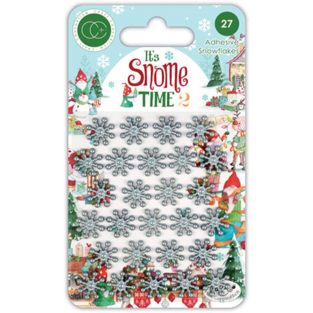Craft Consortium It's Snome Time 2 Adhesive Snowflakes (CCAPRL008 ...