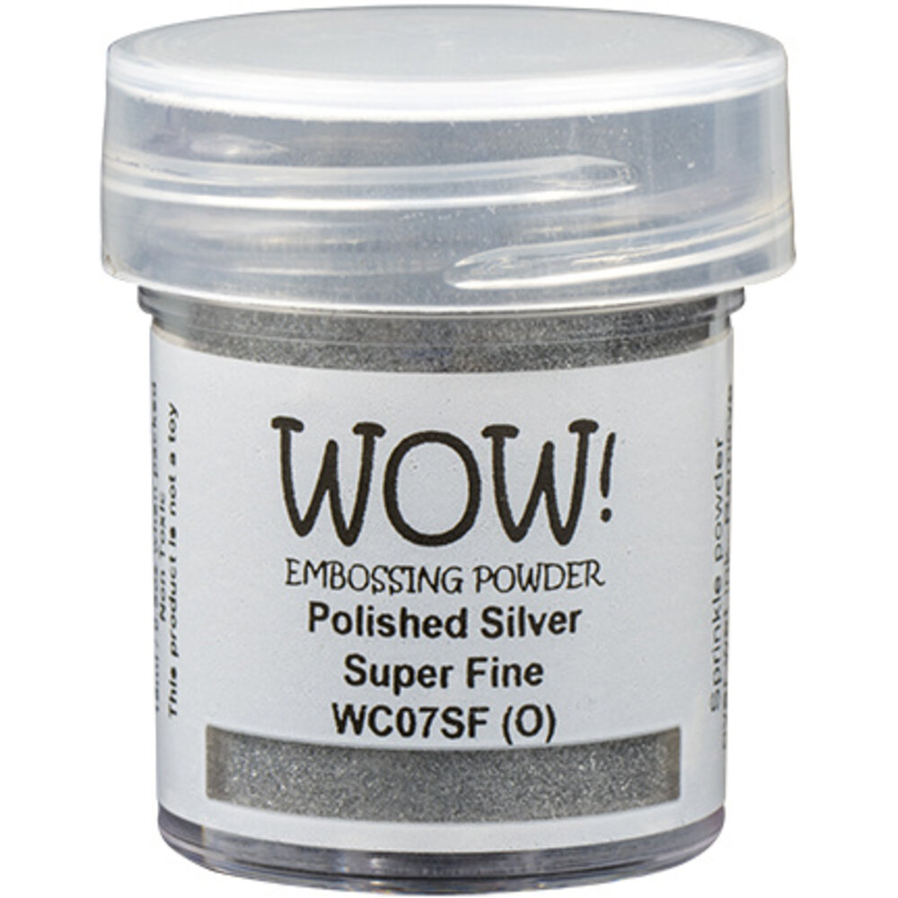 WOW! Polished Silver Super Fine Embossing Powder (WC07SF) - Paperpads.nl