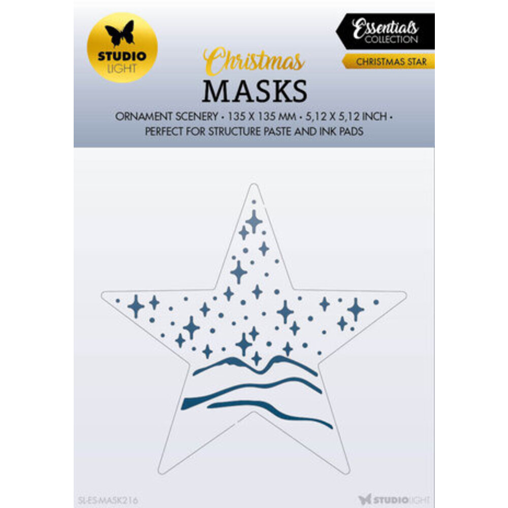 Studio Light Christmas Essentials Christmas Star Masking Stencil (SL-E ...