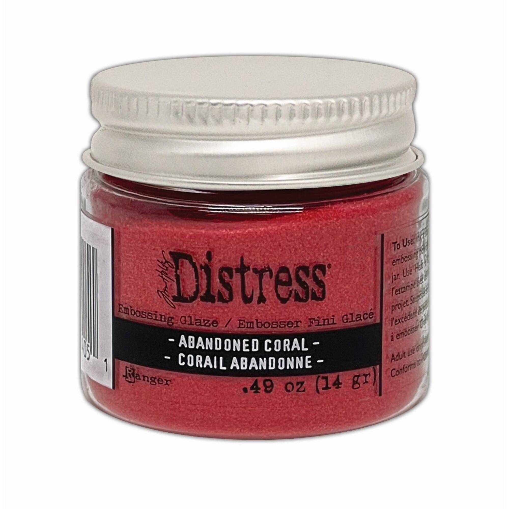 Ranger Distress Embossing Glaze Abandoned Coral (TDE84051) - Paperpads.nl