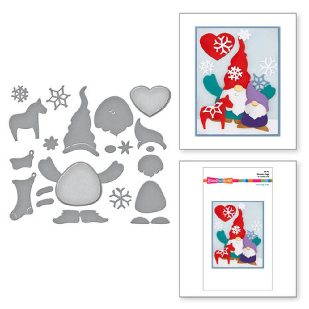 Stampendous Gnome Hugs Dies (S6-213) - Paperpads.nl
