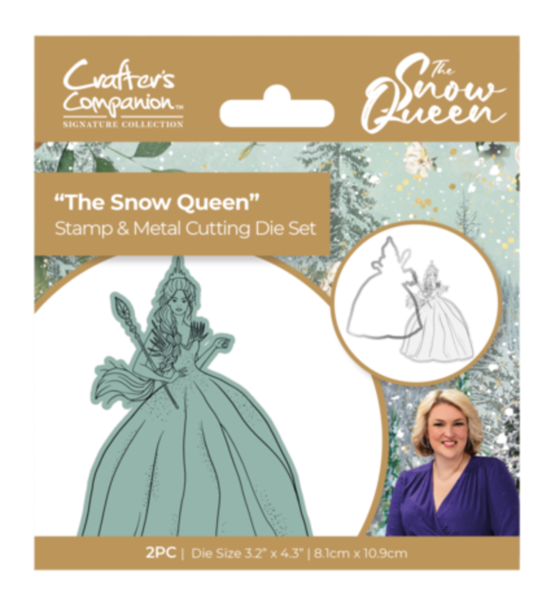 Crafter's Companion The Snow Queen Stamp & Die The Snow Queen (S-SQ-ST ...