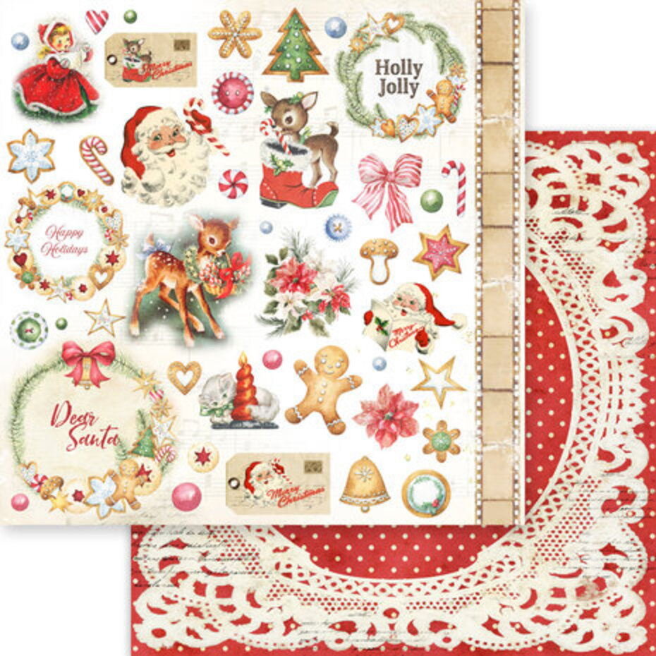 Memory Place Dear Santa 6x6 Inch Paper Pack (MP-61286) - Paperpads.nl