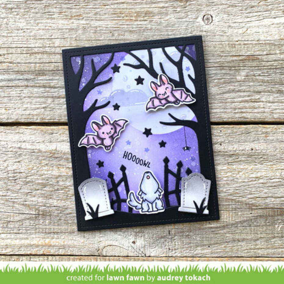 Lawn Fawn Spooky Forest Backdrop Dies (LF3261) - Paperpads.nl
