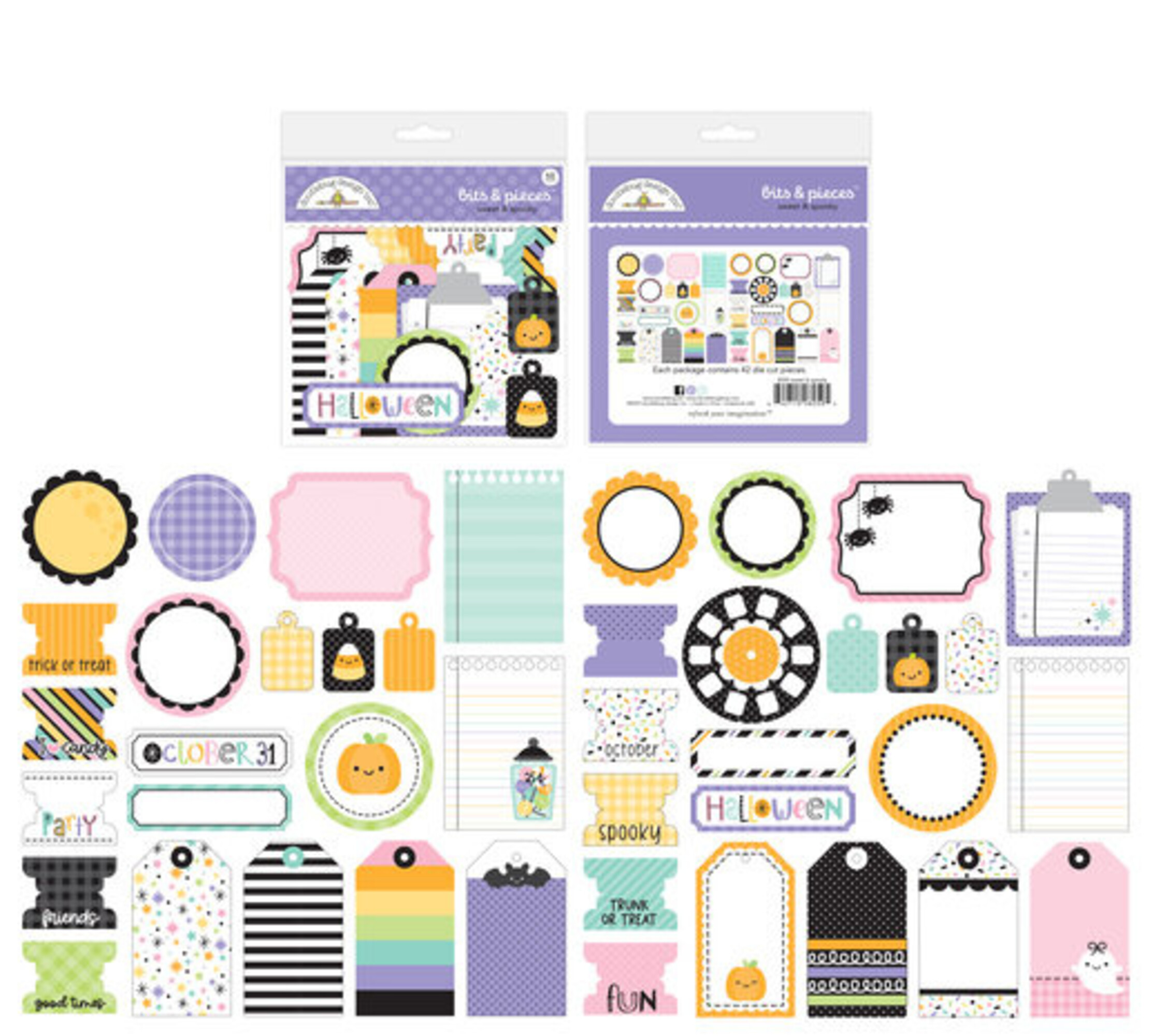 Doodlebug Design Sweet & Spooky Bits & Pieces (8259) - Paperpads.nl