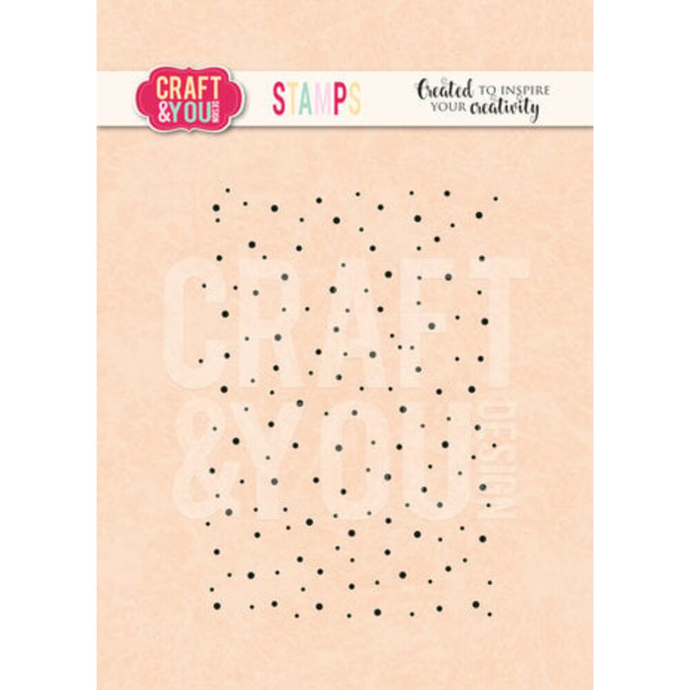 Craft & You Clear Stamp Dots (CS029) - Paperpads.nl