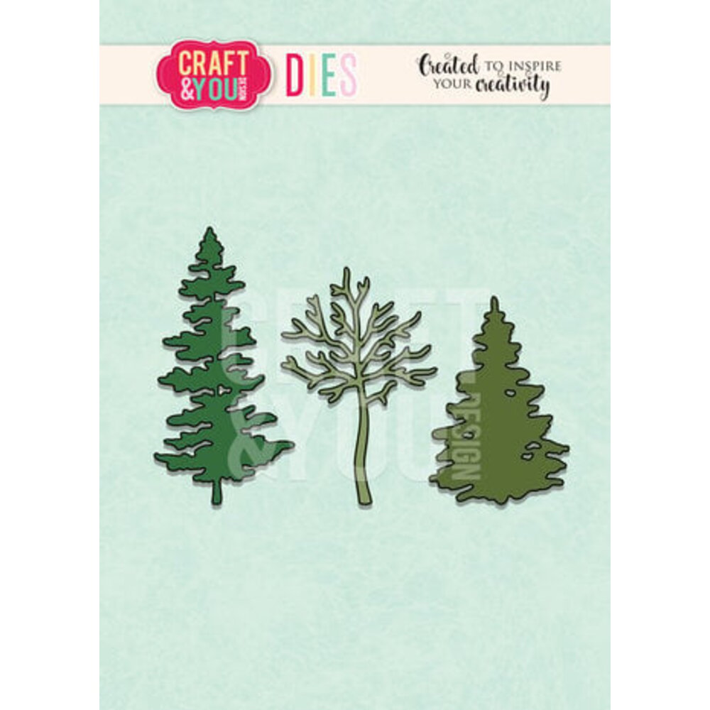 Craft & You Dies Trees (CW249) - Paperpads.nl