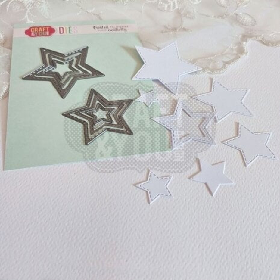 Craft & You Dies Stars (CW254) - Paperpads.nl