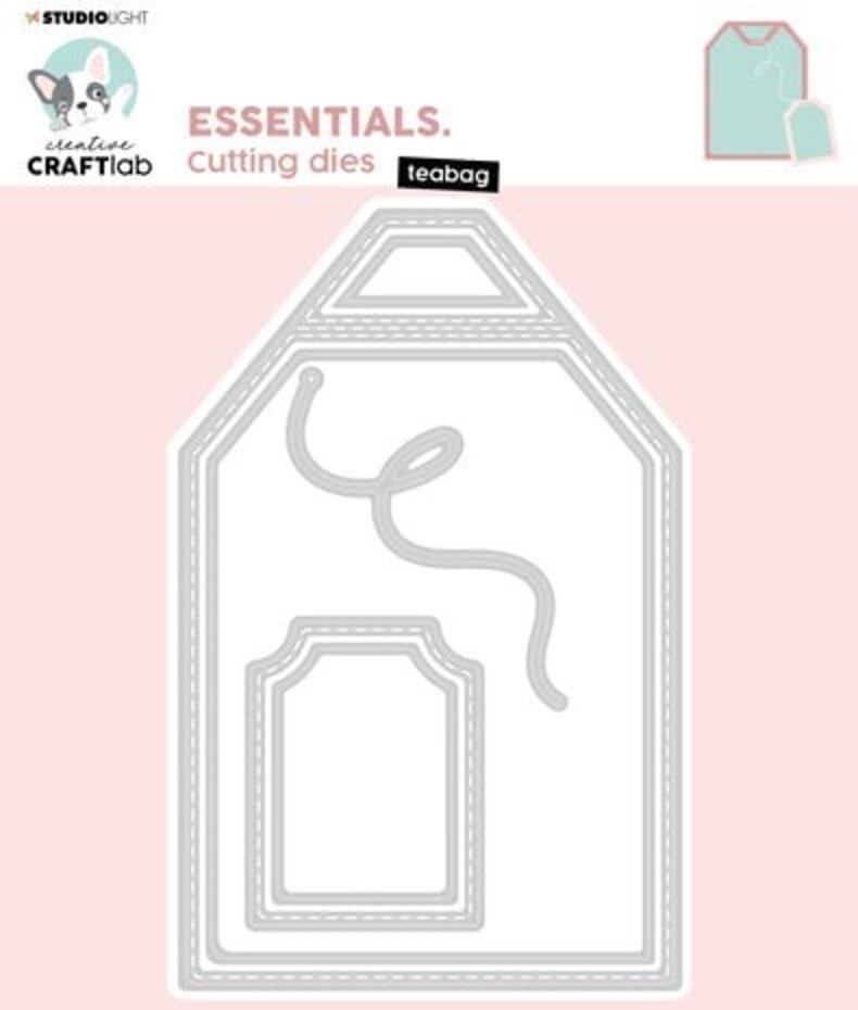 Creative Craftlab Essentials Dies Teabag (CCL-ES-CD730) - Paperpads.nl