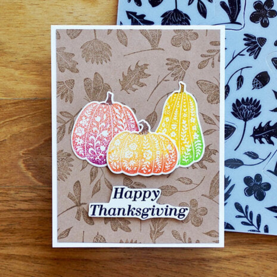 Simon Hurley Create Fall Sampler Clear Stamps (HUR84815) - Paperpads.nl