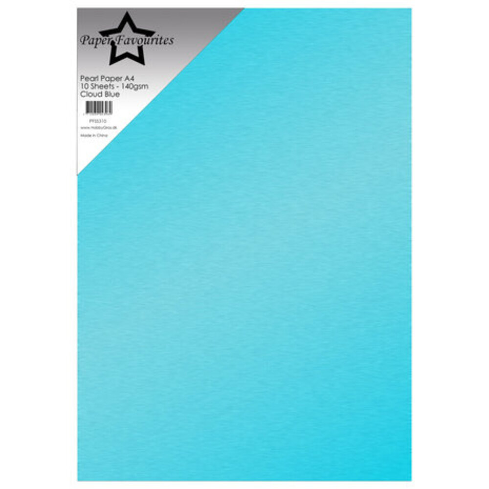 Paper Favourites Cloud Blue A4 Pearl Paper 140gsm (PFSS310) - Paperpads.nl