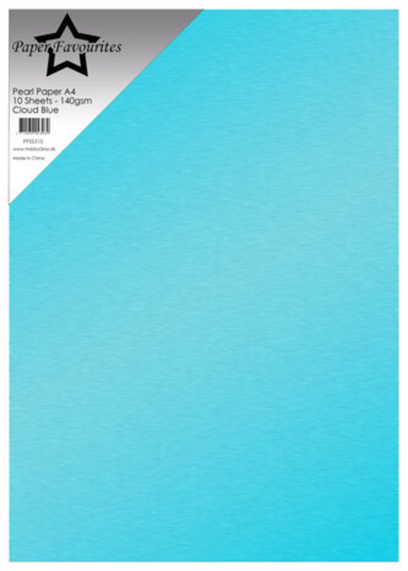 Paper Favourites Cloud Blue A4 Pearl Paper 140gsm (PFSS310) - Paperpads.nl