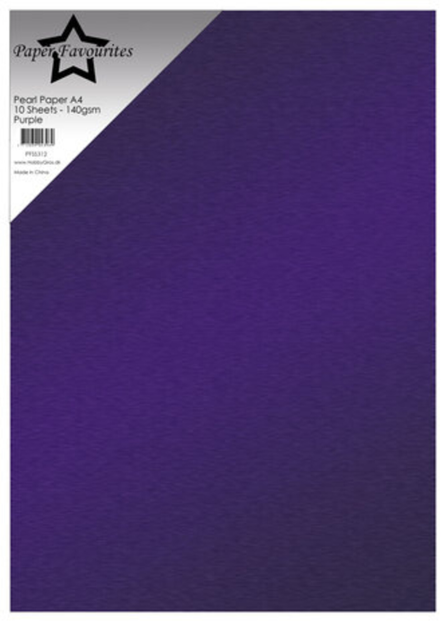 Paper Favourites Purple A4 Pearl Paper 140gsm (PFSS312) - Paperpads.nl