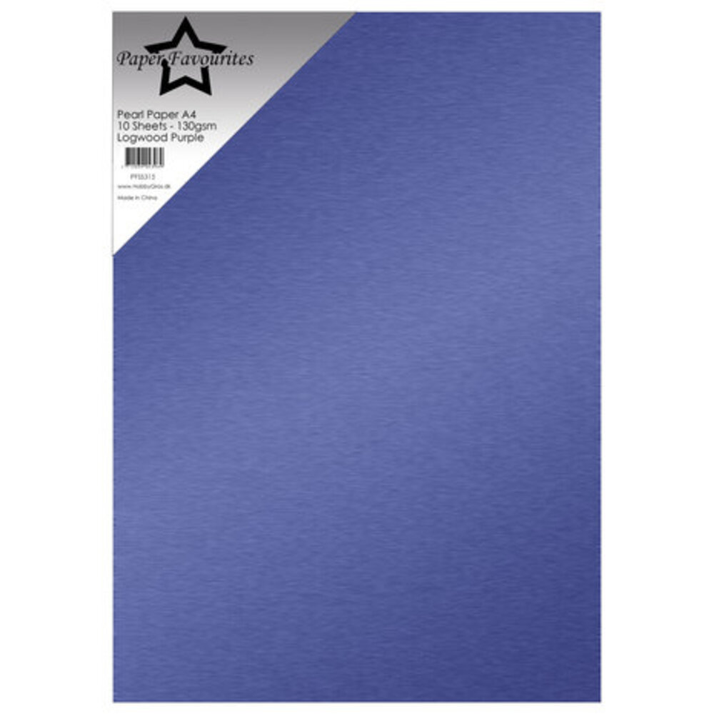 Paper Favourites Logwood Purple A4 Pearl Paper 140gsm (PFSS315 ...