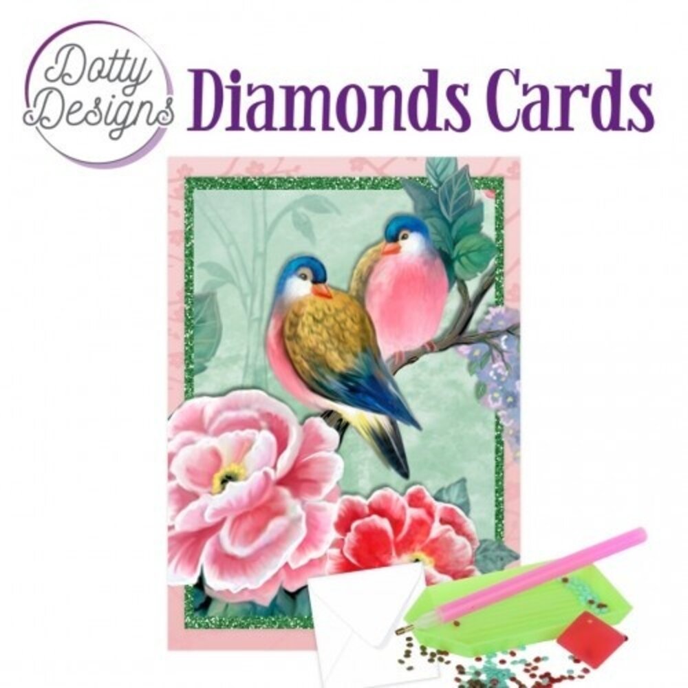 Find It Trading Diamond Cards Set Birds and Flowers (DDDC1126 ...