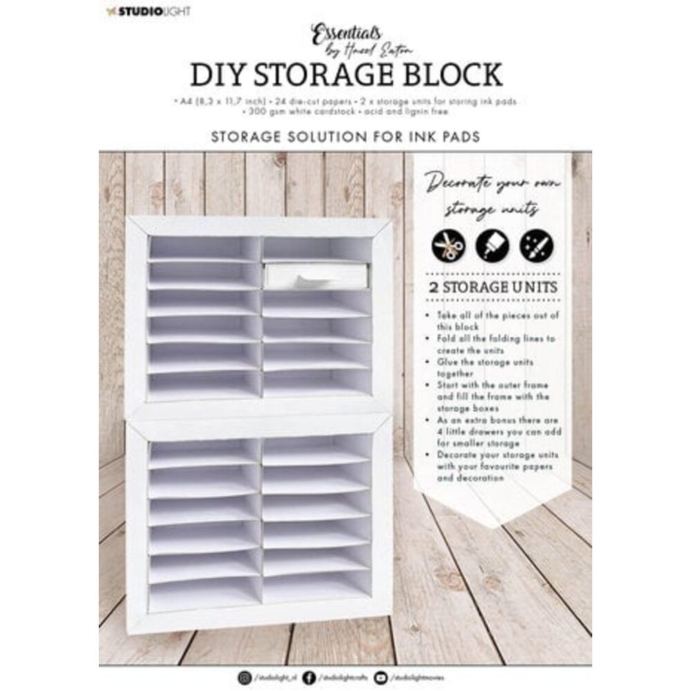 Studio Light Essentials DIY Storage Block Ink Units (HE-ES-DCB57 ...