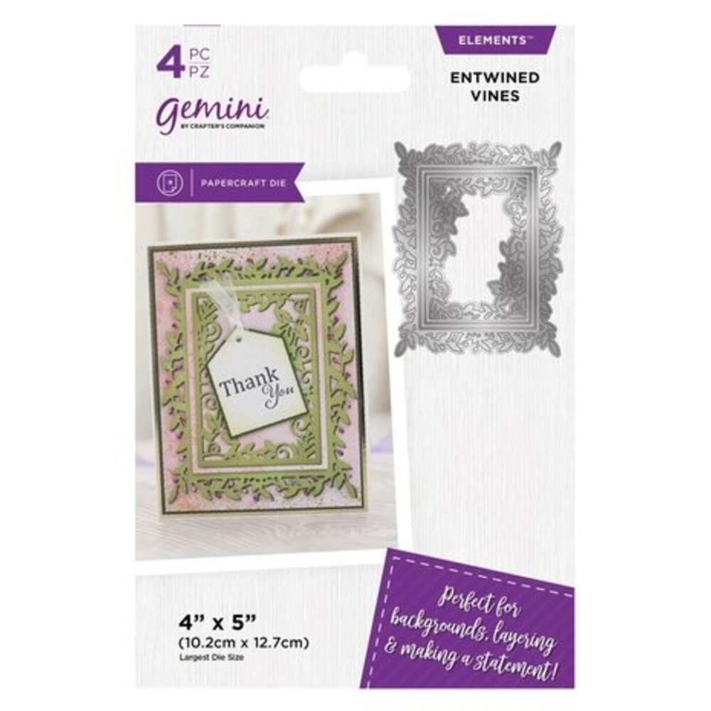 Gemini Everyday Border Nesting Elements Dies Entwined Vines (CC-DCE-MD ...