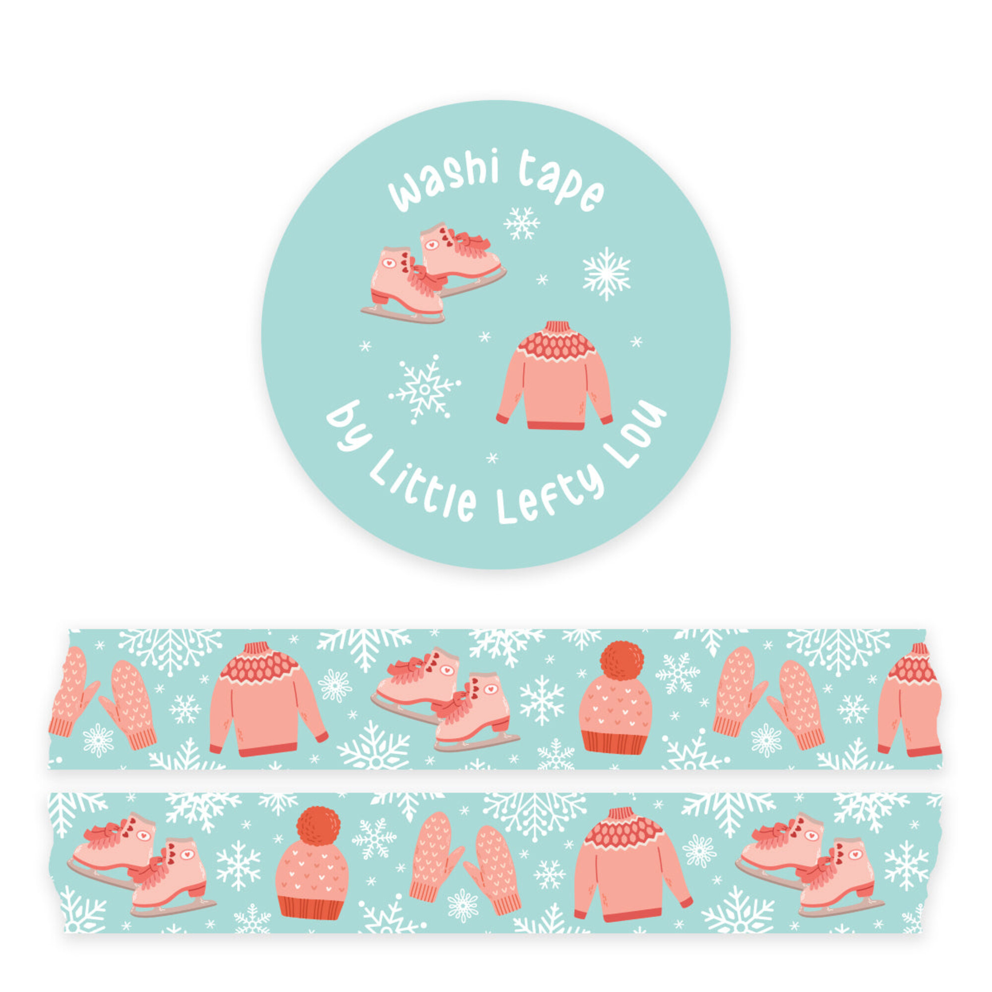 Little Lefty Lou Winter Clothes Washi Tape (WT058) - Paperpads.nl