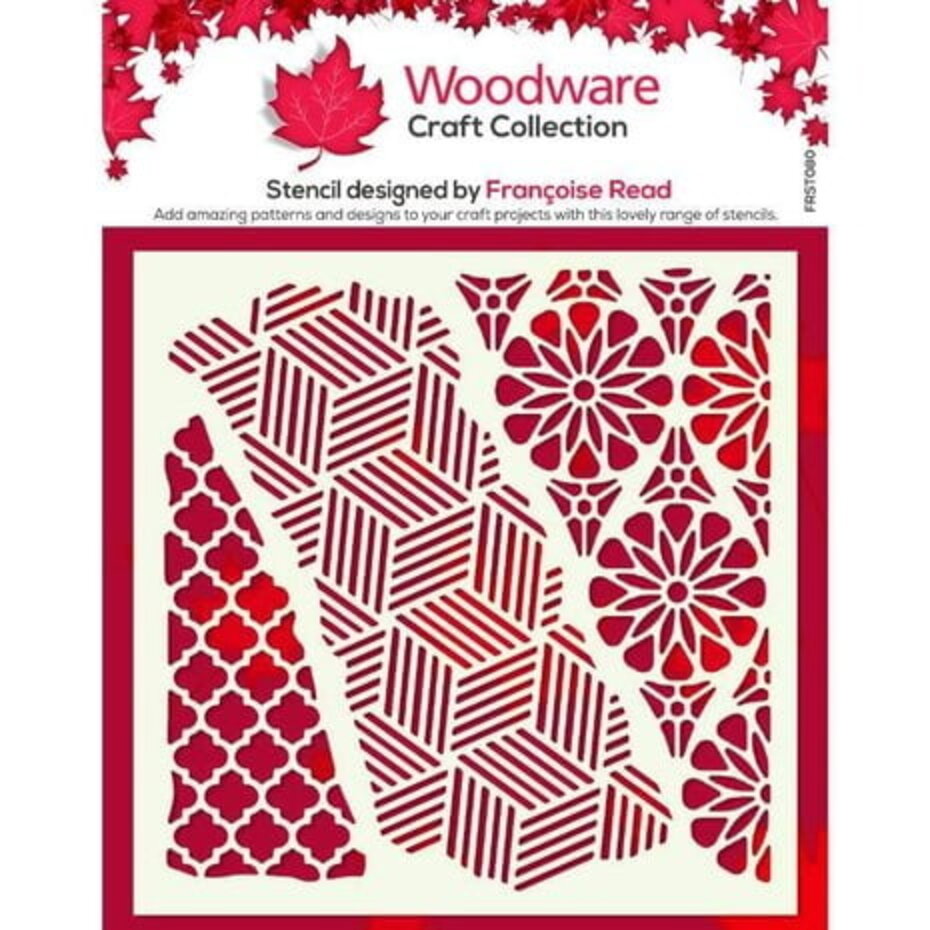 Woodware Quito 6x6 Inch Masking Stencil (FRST080) - Paperpads.nl