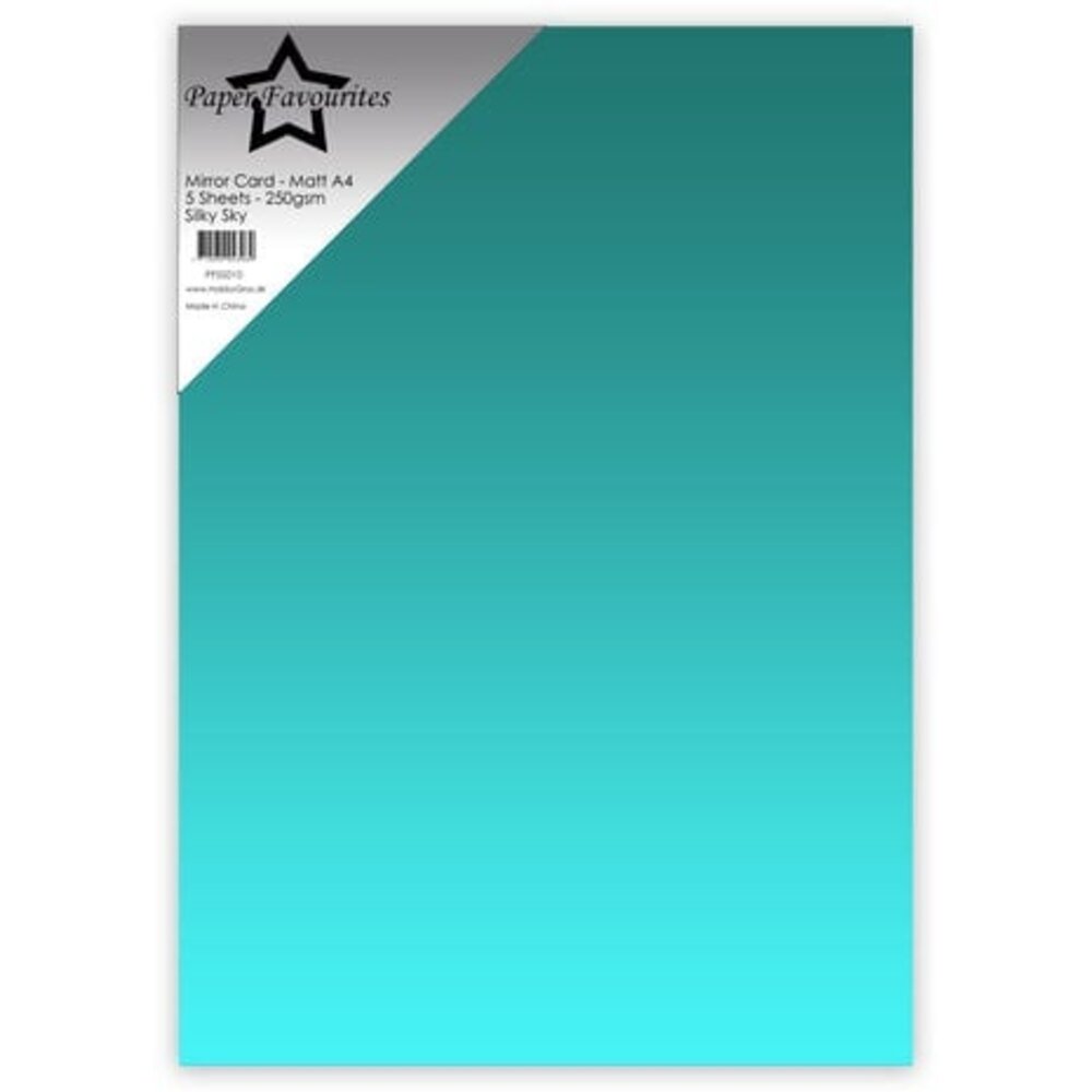 Paper Favourites Silky Sky A4 Mirror Card Matte 250gsm (PFSS010 ...