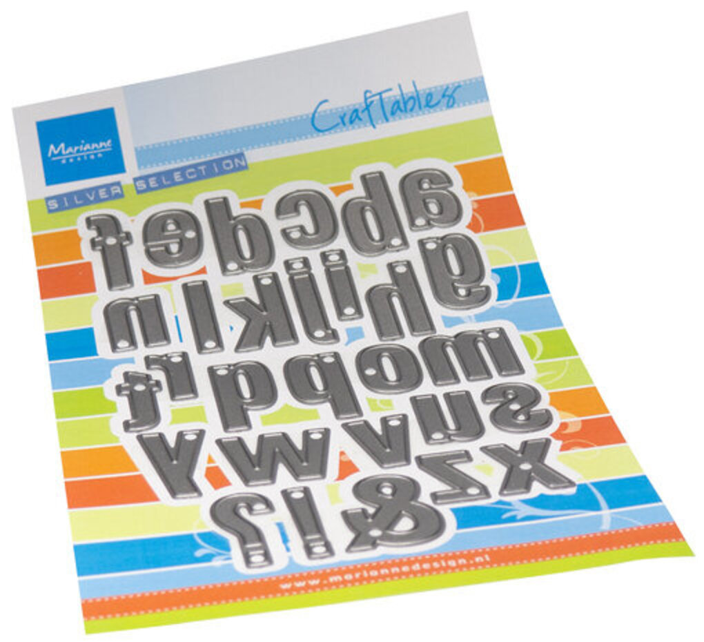Marianne Design Craftables Alphabet Lower Case (CR1642) - Paperpads.nl