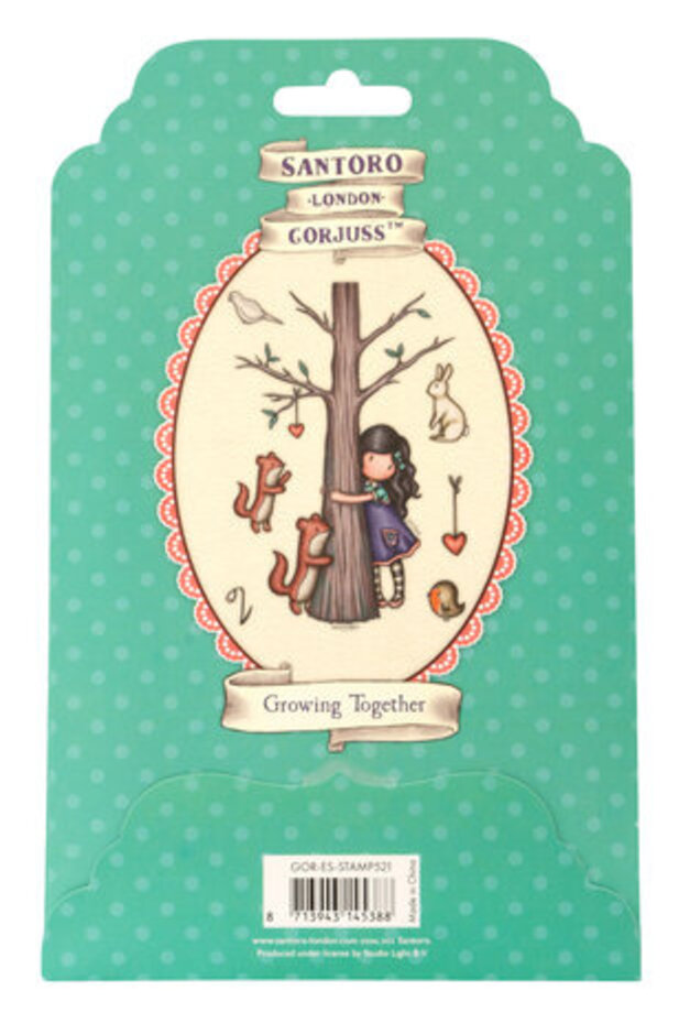Gorjuss Growing Together Rubber Stamps (GOR-ES-STAMP521) - Paperpads.nl
