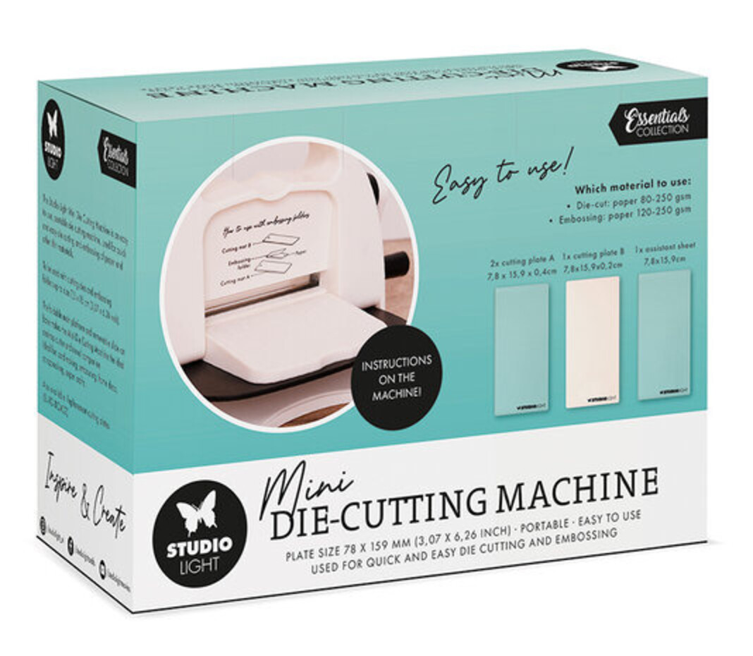Studio Light Essentials Mini Die-Cutting Machine (SL-TO-DCM01 ...