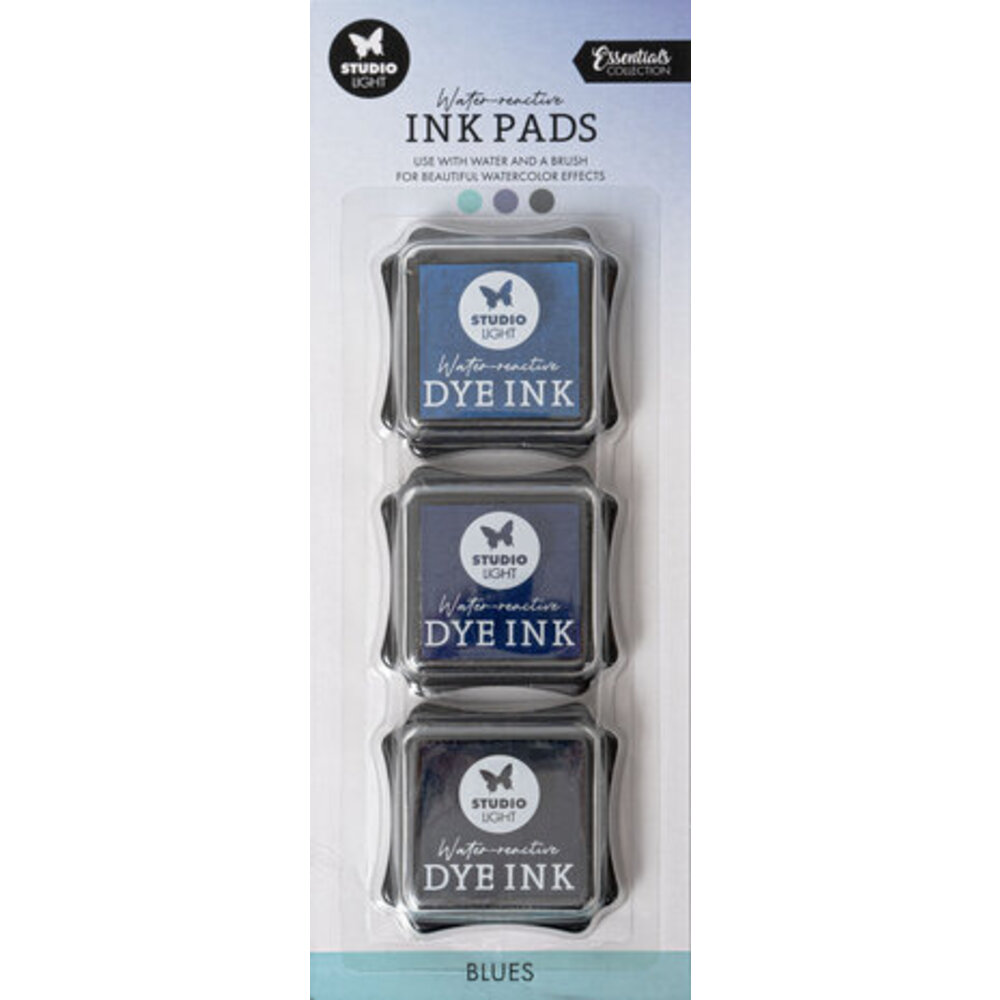 Studio Light Essentials Water-Reactive Ink Pads Blues (SL-ES-INKP15 ...