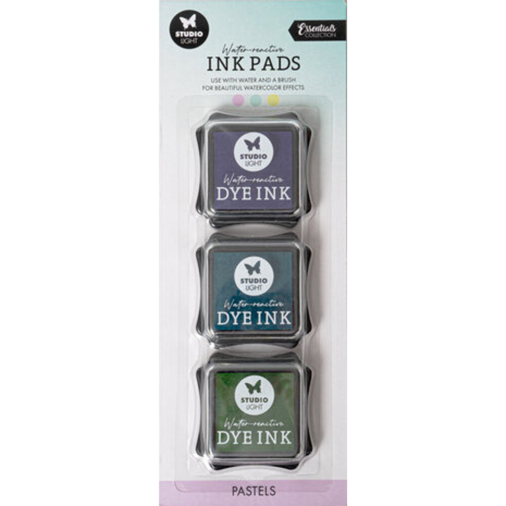 Studio Light Essentials Water-Reactive Ink Pads Pastels (SL-ES-INKP17 ...