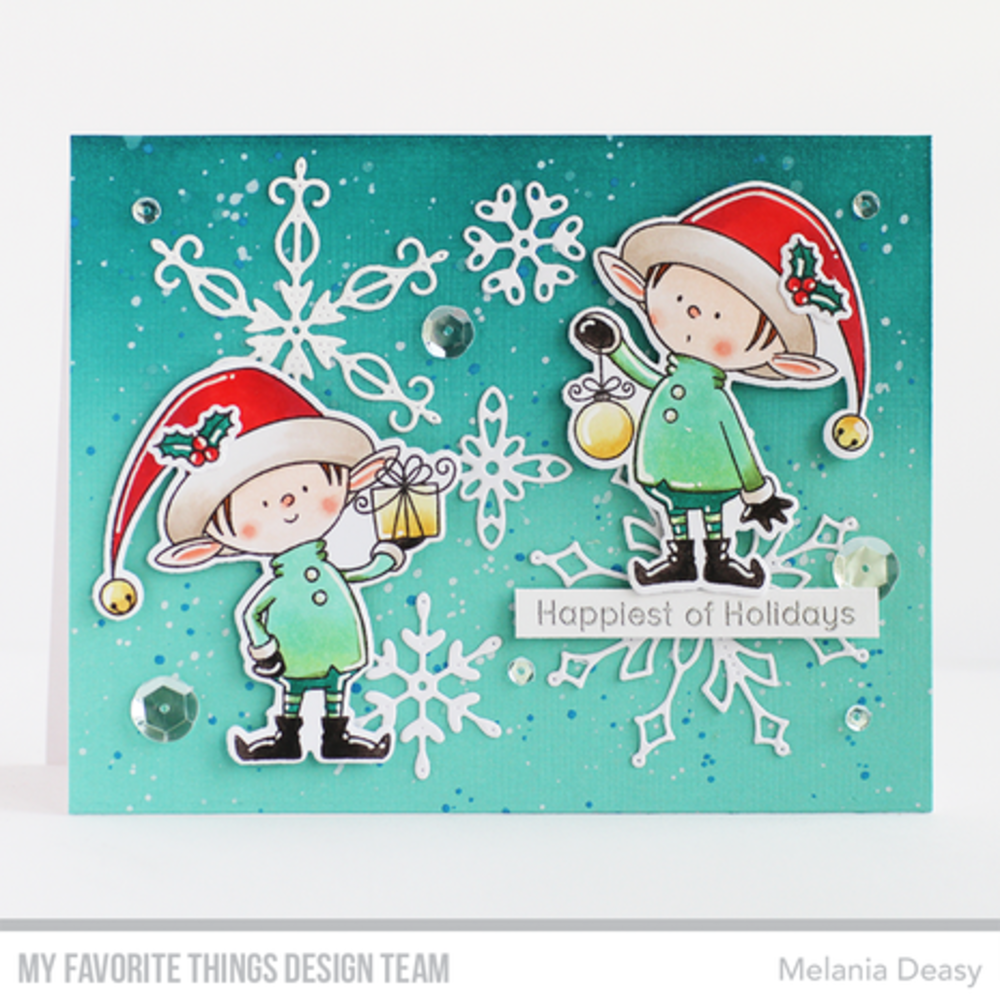 My Favorite Things Santas Elves Clear Stamps Bb 165 Paperpads Nl