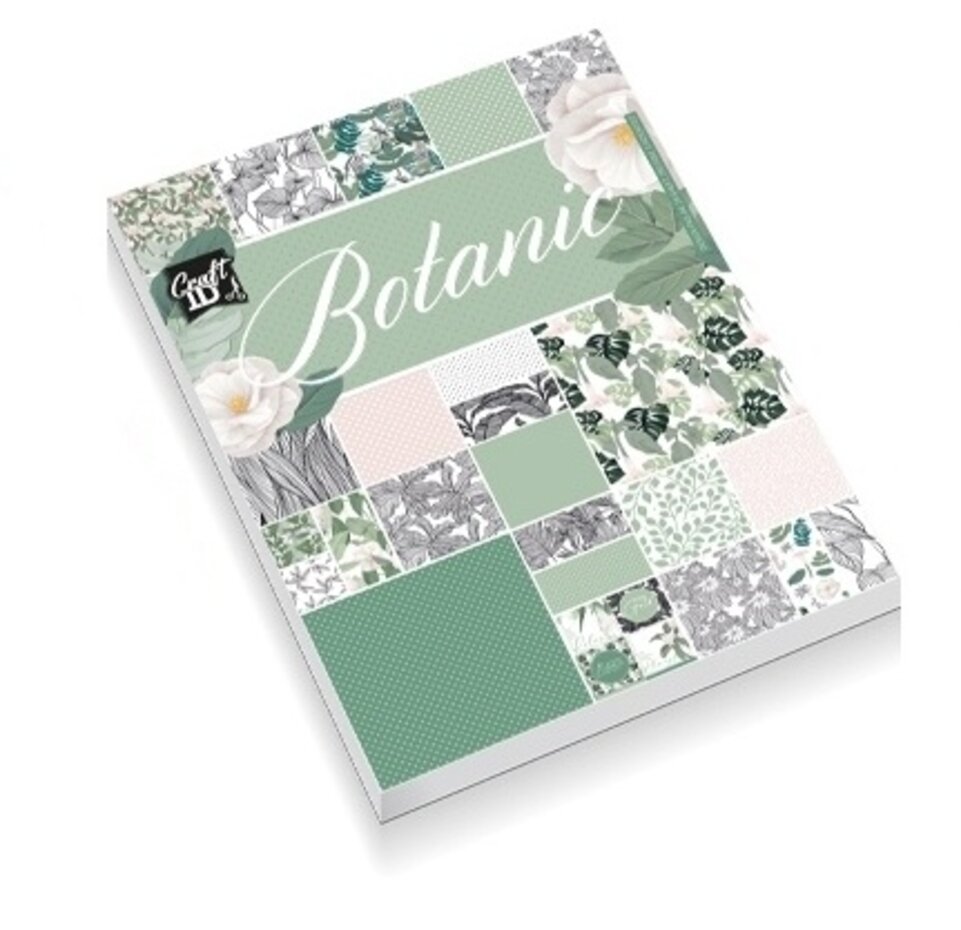 Craft ID Botanic A4 Designpad (CR1178/GE) - Paperpads.nl
