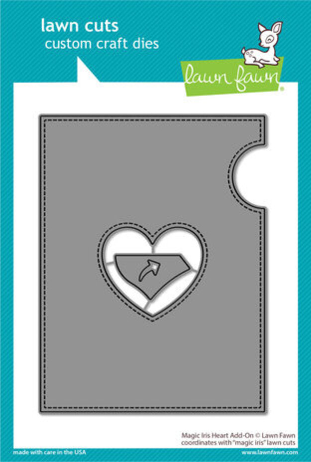 Lawn Fawn Magic Iris Heart Add-On Dies (LF3314) - Paperpads.nl
