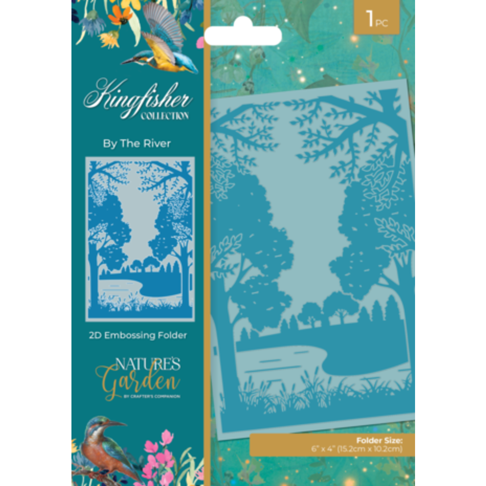 Crafter's Companion Kingfisher Collection 2D Embossing Folder By The R ...