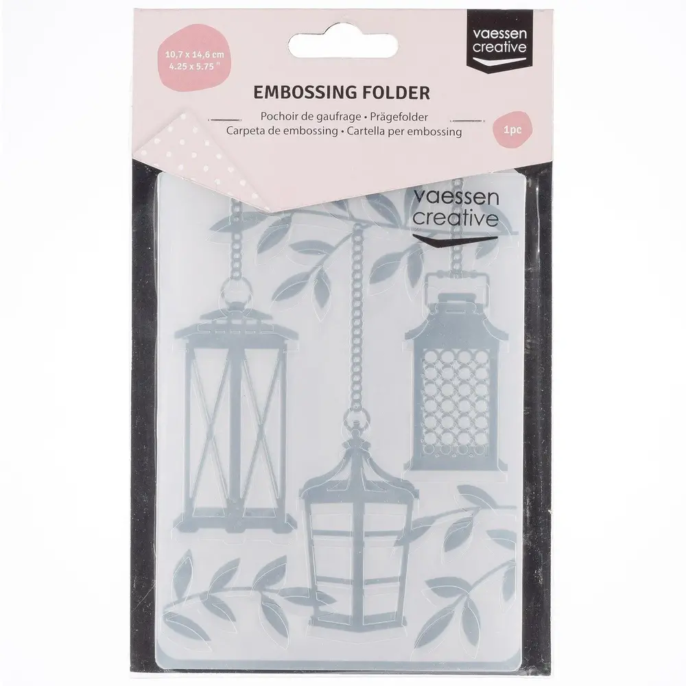 Vaessen Creative Embossing Folder Lantaarns in Boom (100605-229 ...