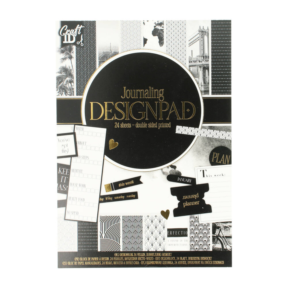 Craft ID Travel Plans A5 Journaling Designpad (CR1005/23GE) - Paperpads.nl