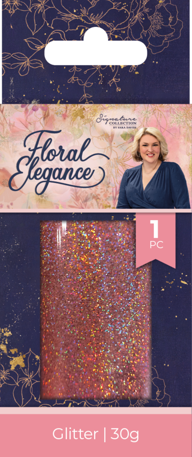 Crafter's Companion Floral Elegance Glitter (S-FE-GLIT) - Paperpads.nl