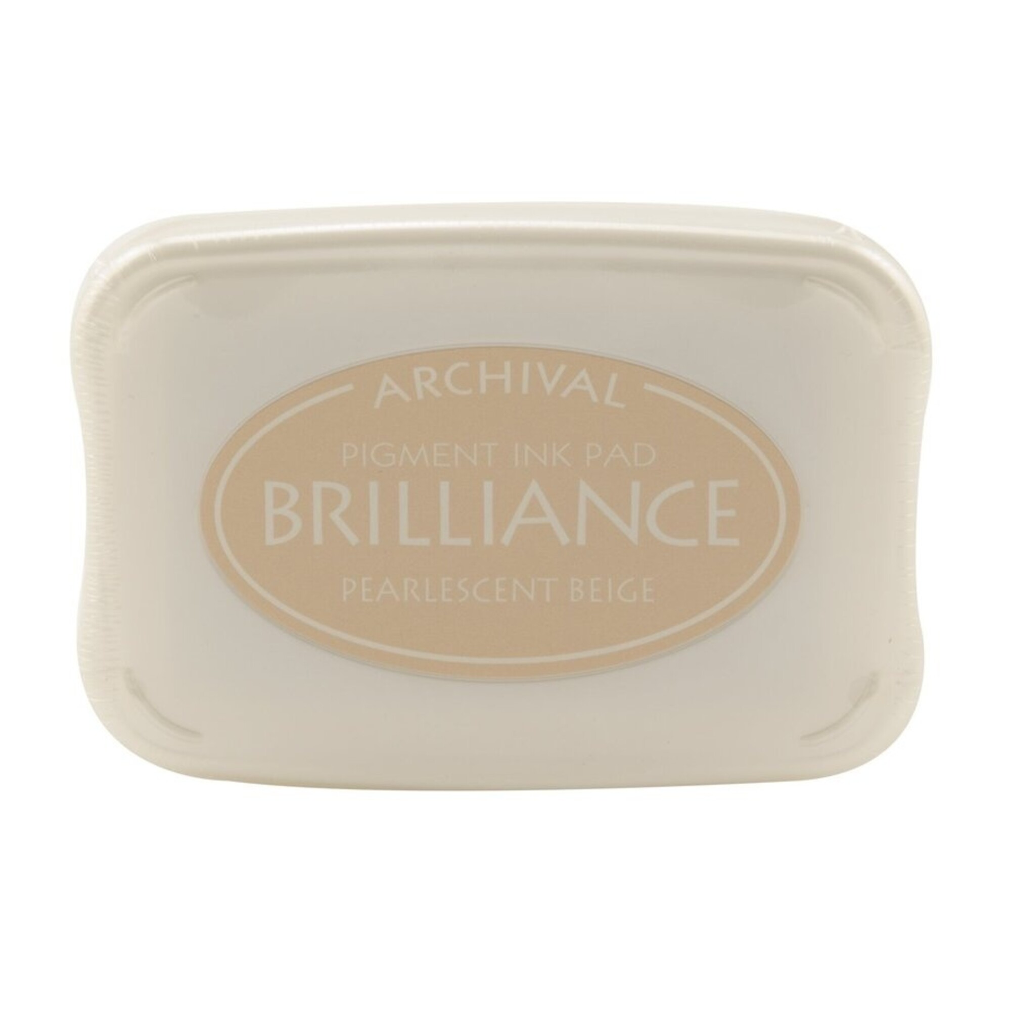 Tsukineko Brilliance Ink Pad Pearlescent Beige (BR1-55) - Paperpads.nl