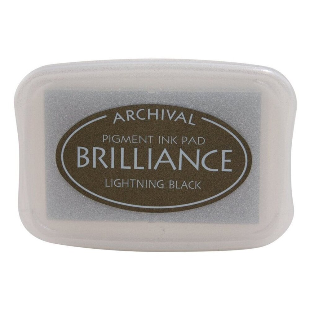 Tsukineko Brilliance Ink Pad Lightning Black (BR1-95) - Paperpads.nl