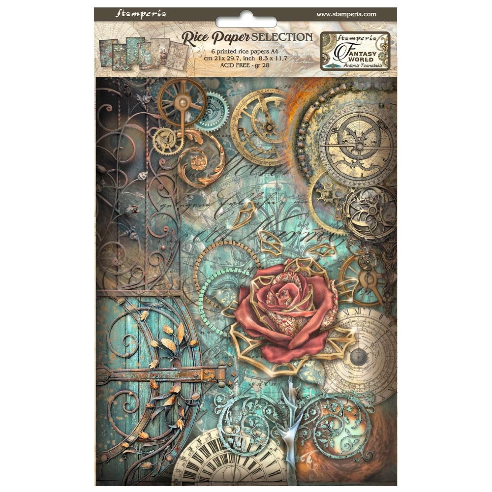 Stamperia Sir Vagabond in Fantasy Worl Rice Paper Selection A4 (DFSA4X ...