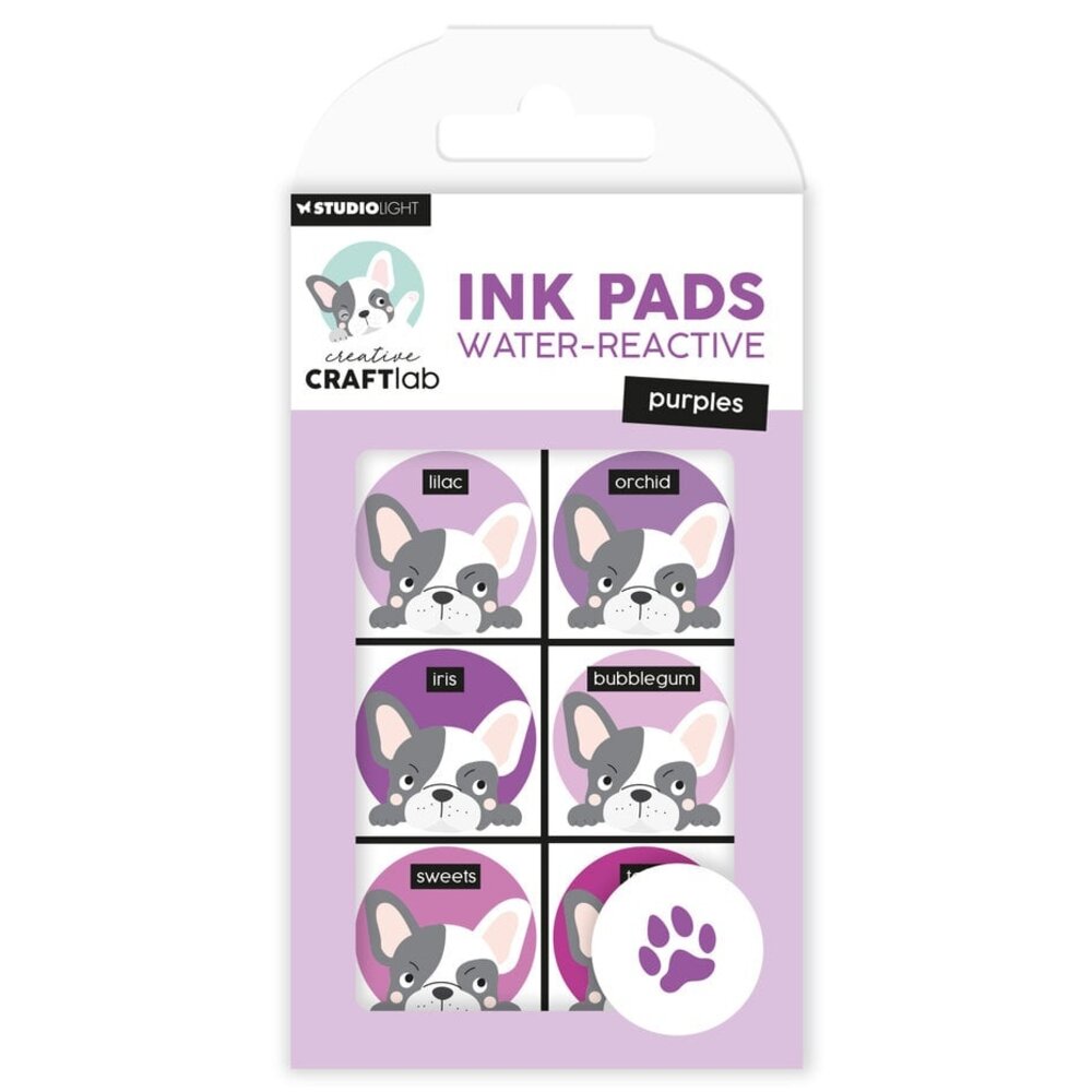 Creative Craftlab Water-Reactive Ink Pads Purples (CCL-ES-INKP20 ...