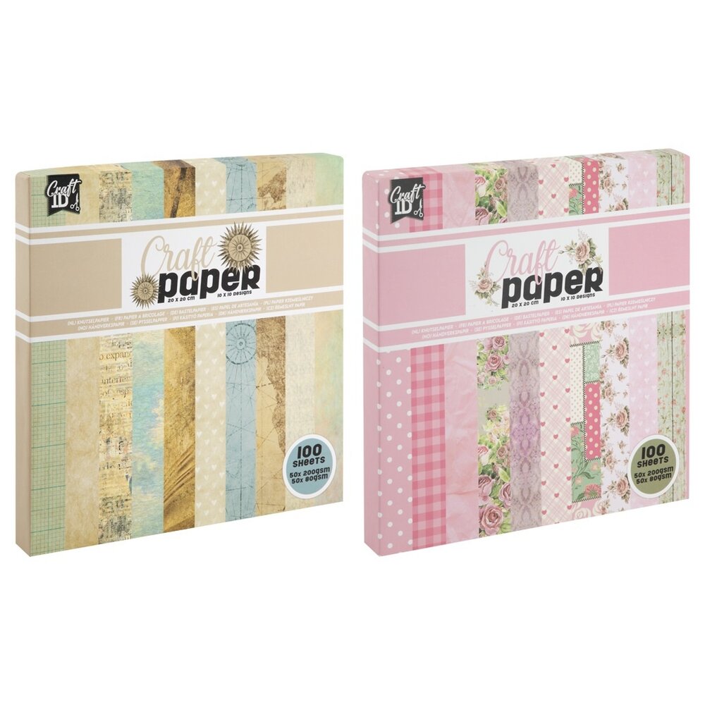 Craft ID Craft Paper Collection Combo (CR0060/GE) - Paperpads.nl