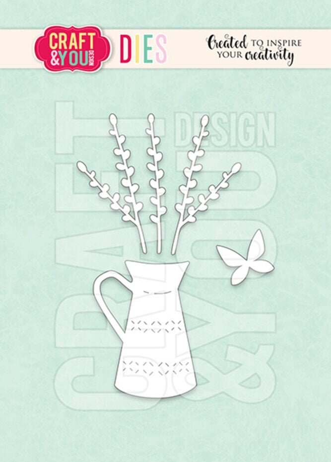 Craft & You Dies Spring Jug (CW272) - Paperpads.nl