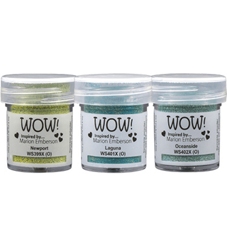 WOW! Trio's Dappled Pearl Effects Embossing Powder Set (WOWKT091 ...