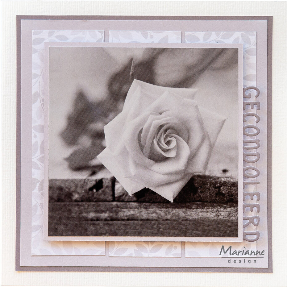 Marianne Design Craftables Veel Sterkte Cirkel (CR1649) - Paperpads.nl