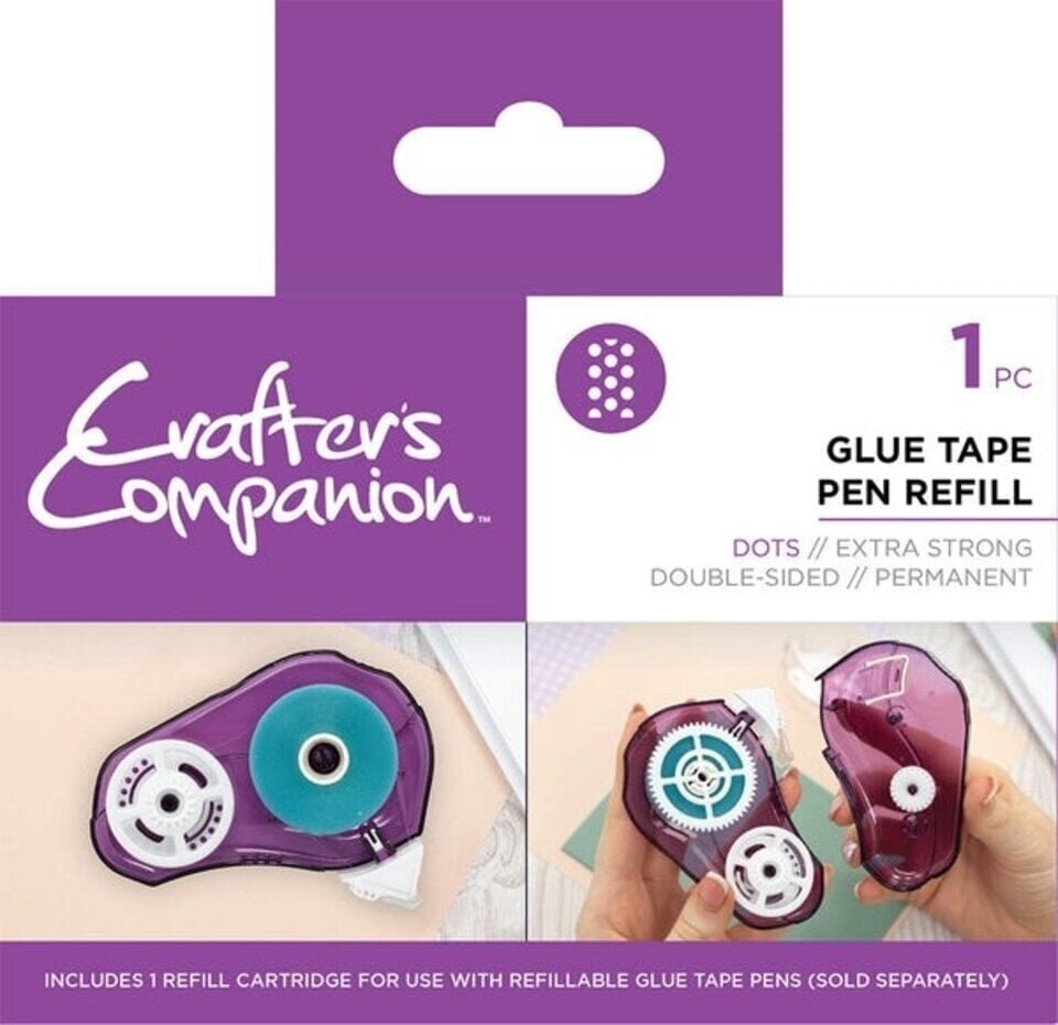 Crafter's Companion Glue Tape Pen Dots Refill (CC-ADH-REFILL-DOT ...