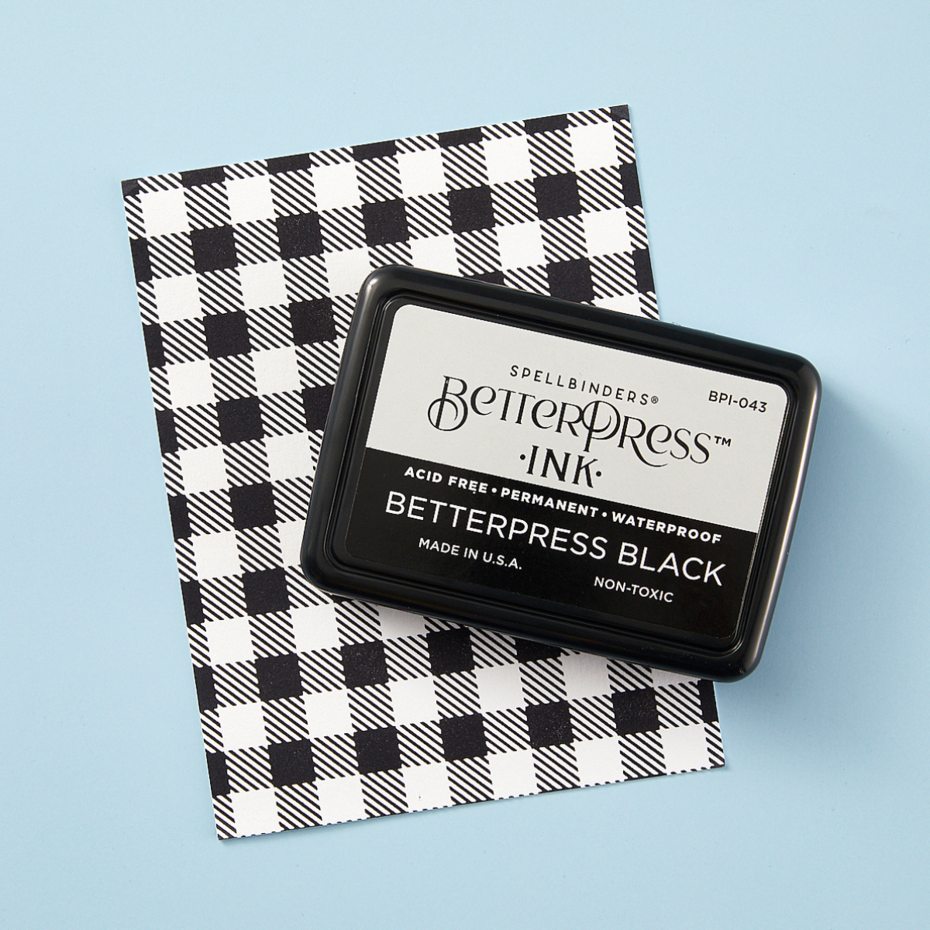 Spellbinders BetterPress Full Size Ink Pad Black (BPI-043) - Paperpads.nl
