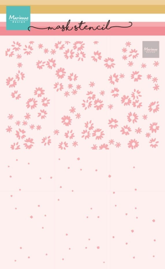 Marianne Design Masking Stencil A5 2 Layer Daisies (PS8160) - Paperpads.nl