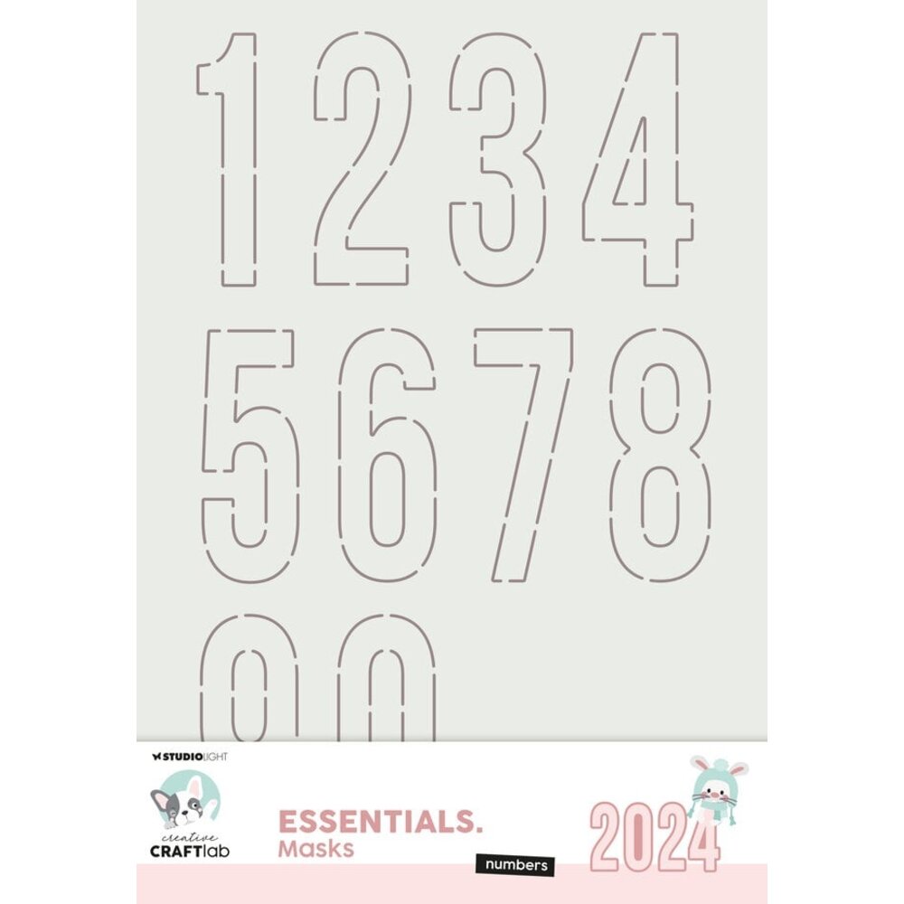 Creative Craftlab Essentials Numbers Craft Stencil (CCL-ES-MASK274 ...