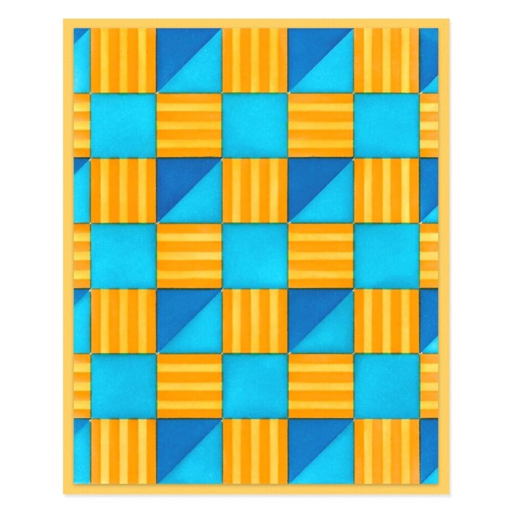 Sizzix Layered Stencils Pool Deck (666663) - Paperpads.nl